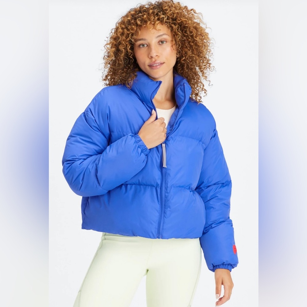 Fabletics Cropped Puffer - Gem